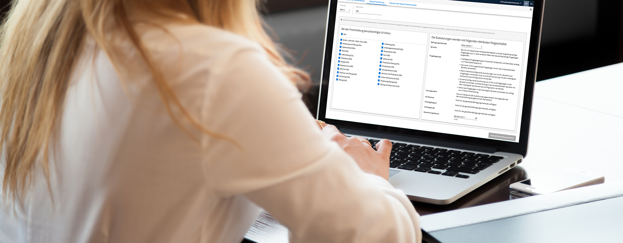 The integration between CAMPUSonline and evasys: A high degree of ...