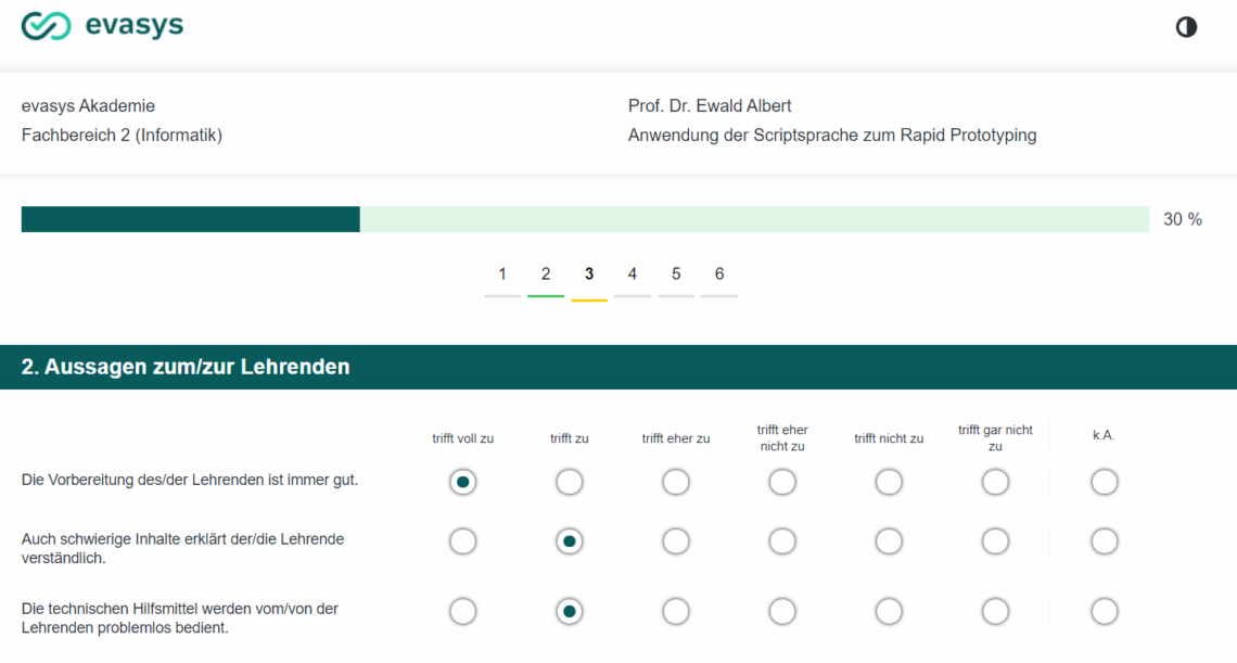 Neue Funktionen in der evasys V8.1 - evasys