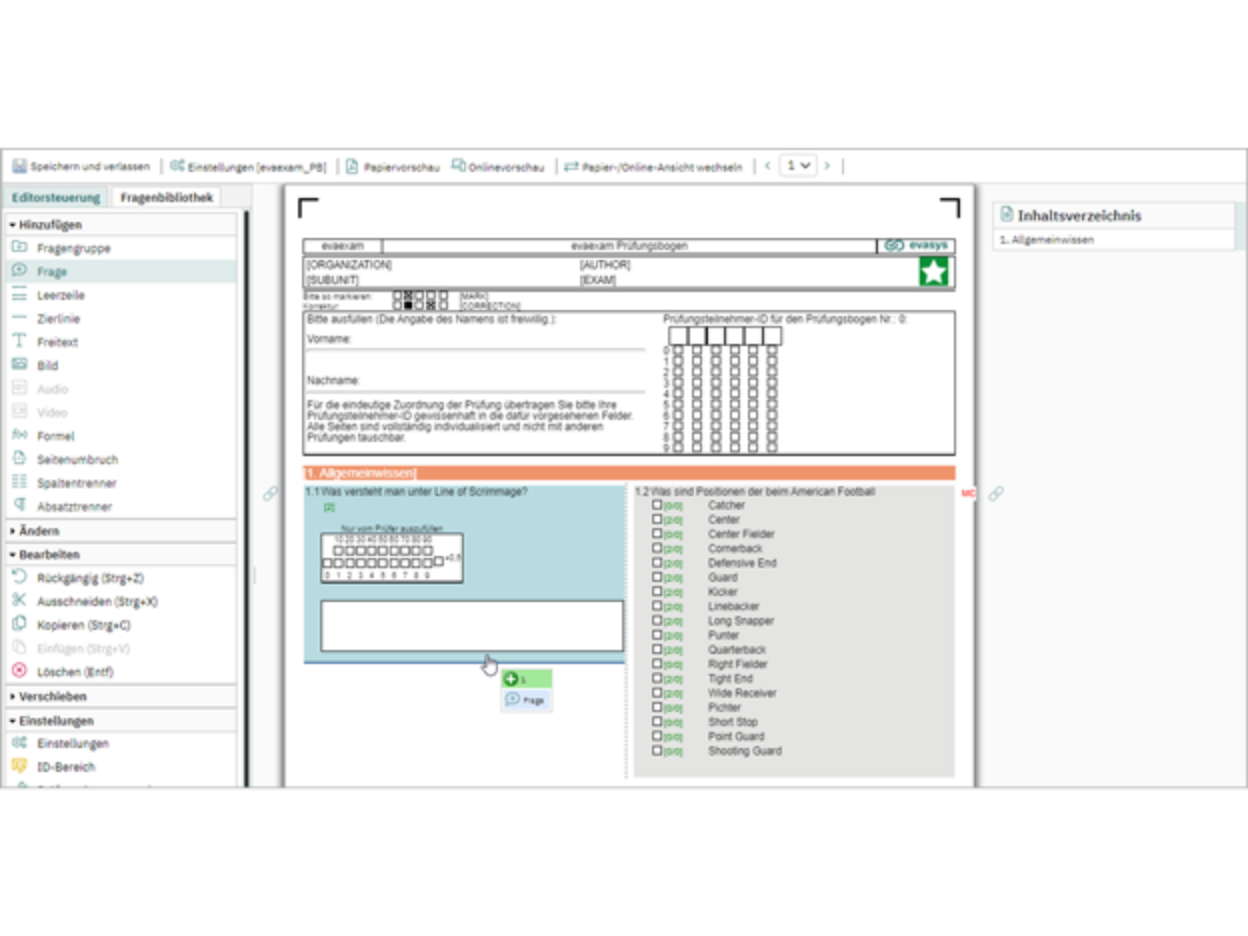 evaexam: the examination software from evasys
