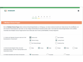 evaexam: the examination software from evasys