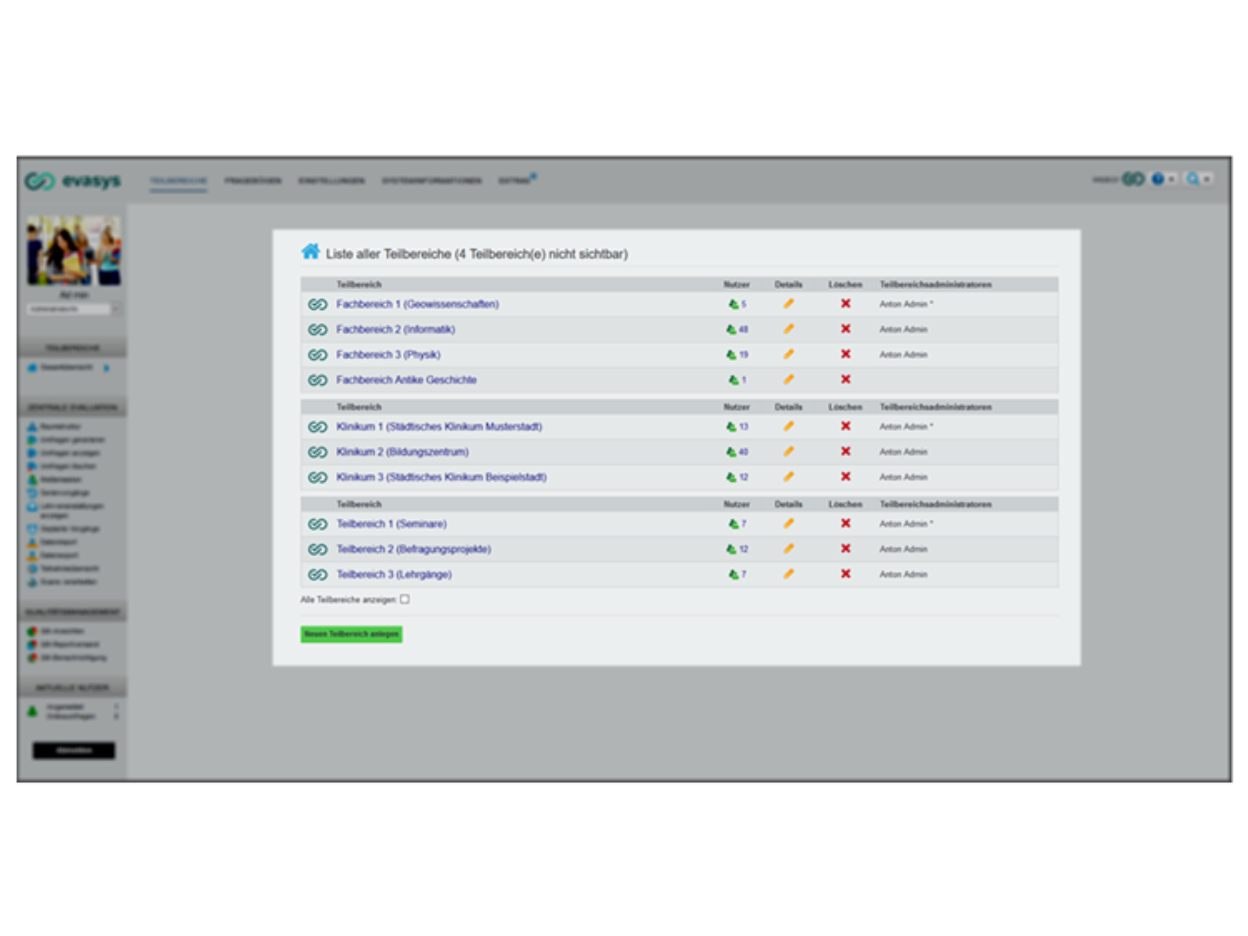 Umfrage Software – evasys
