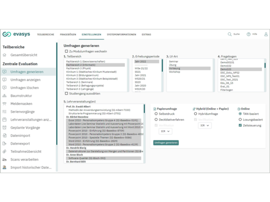 survey software – evasys