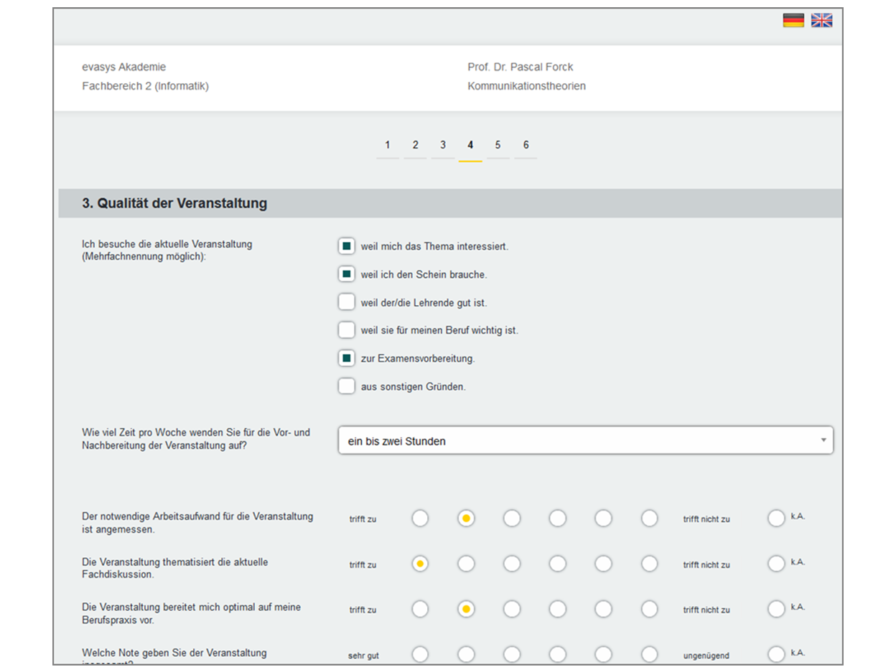 Befragungssoftware – evasys