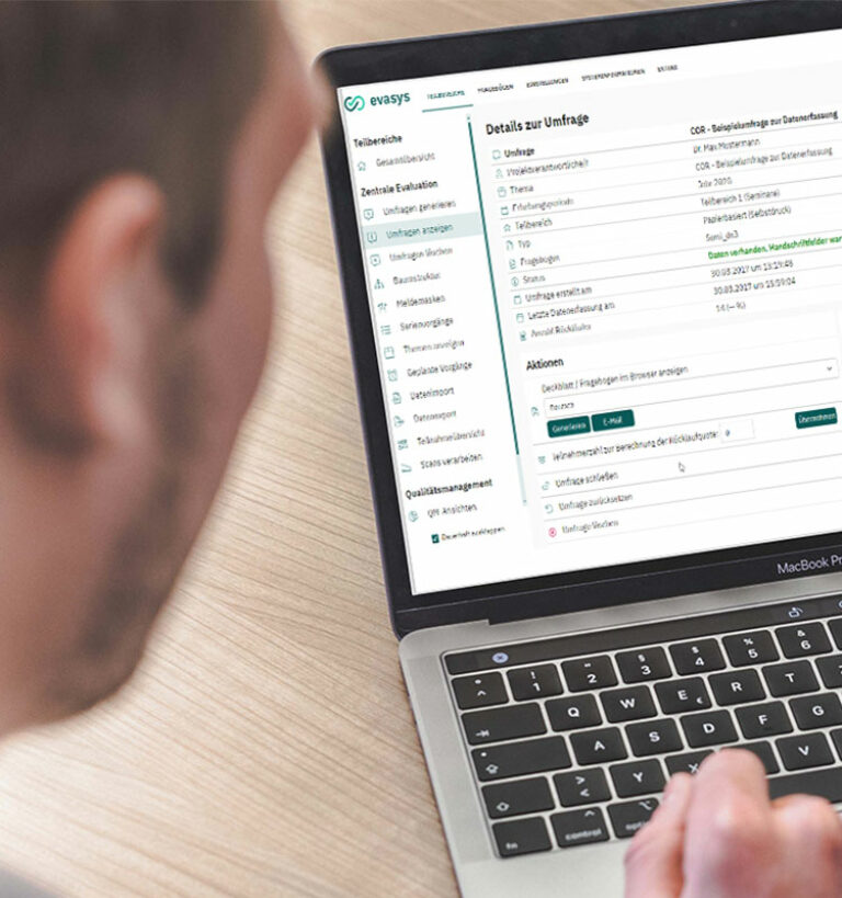 Kundenbereich | evasys